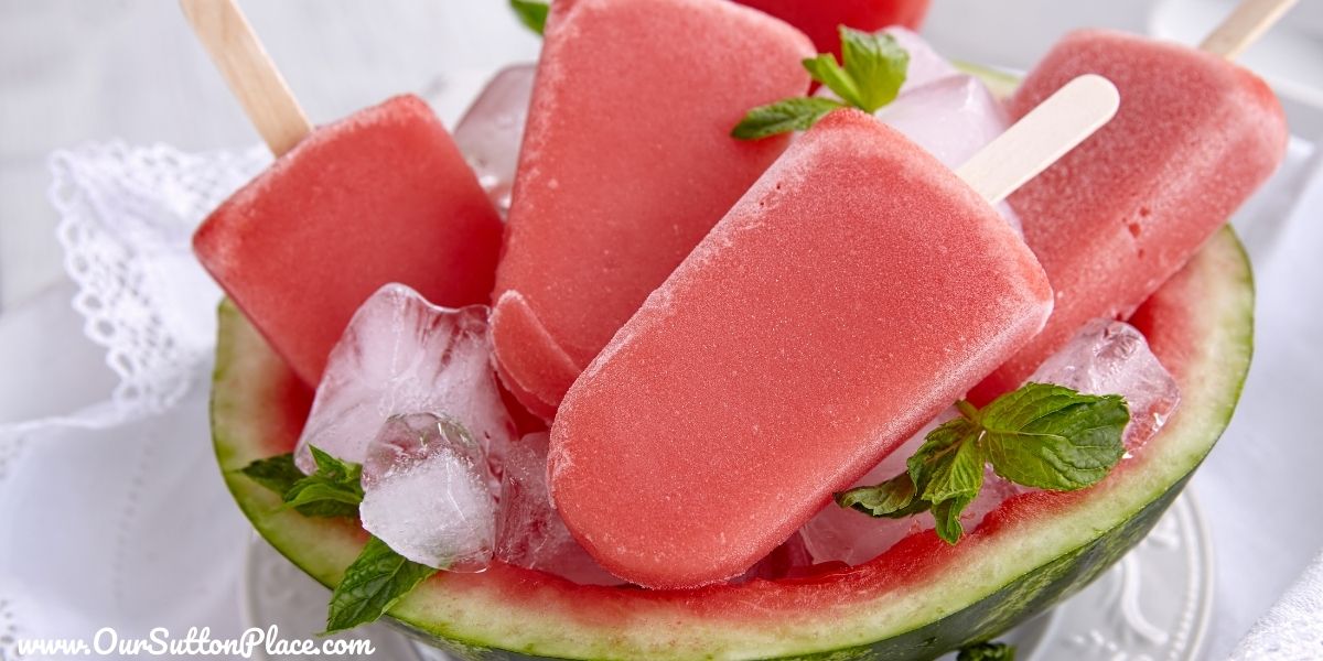 How to make Super Easy Watermelon Mint Lemonade and Frozen Popsicles ...